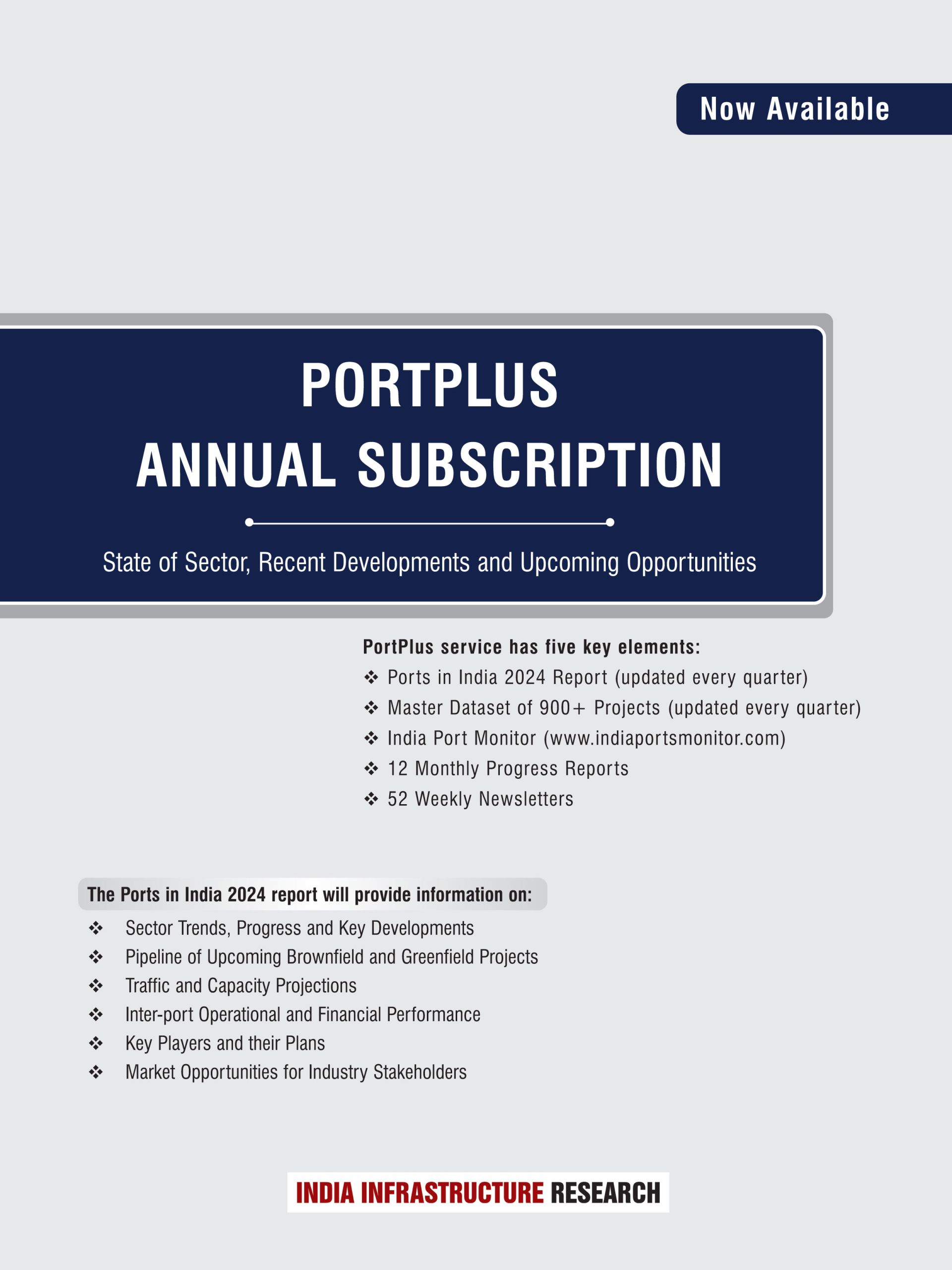PORTS IN INDIA 2024 – India Infrastructure